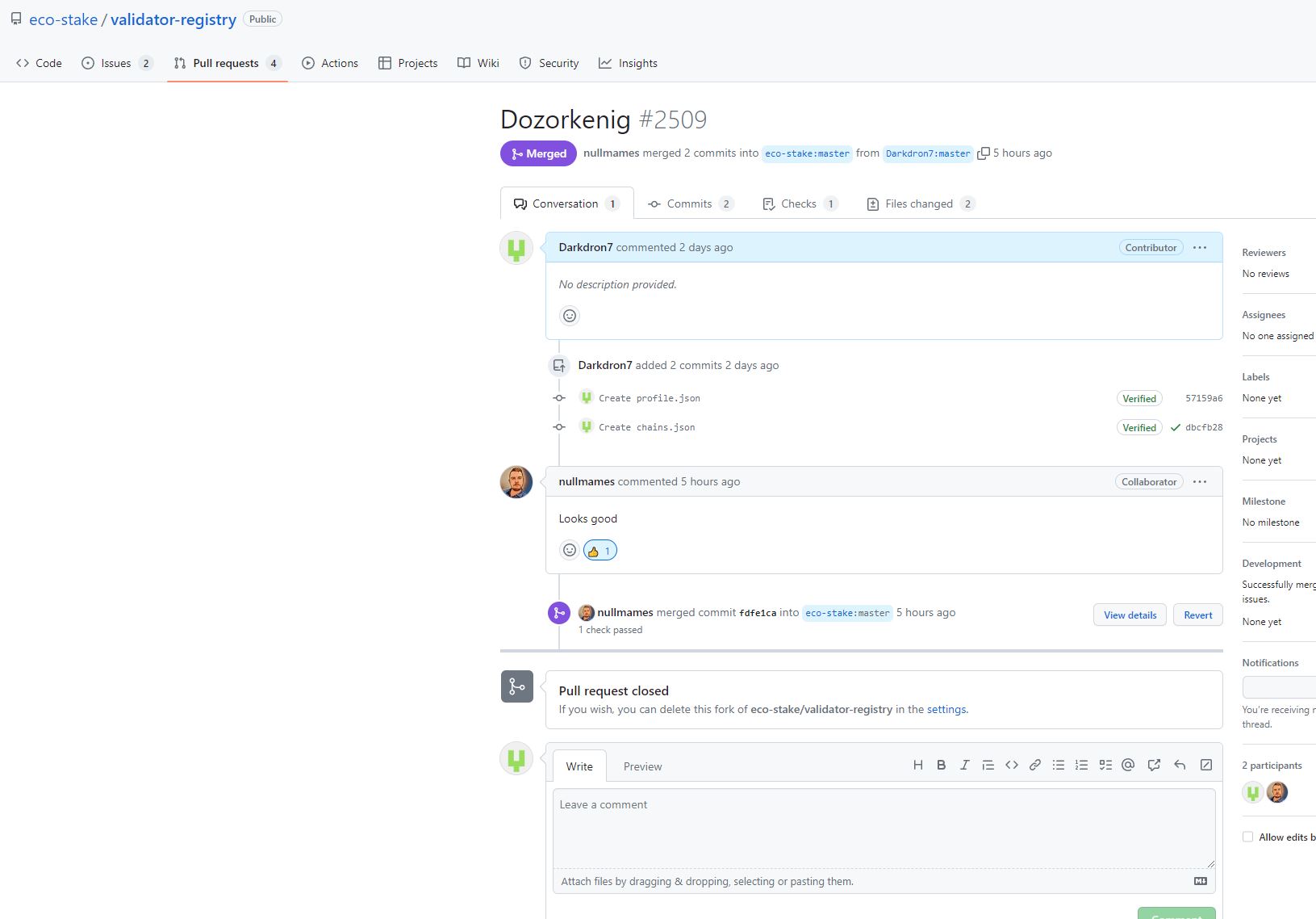 Puul Request and restake · community · Discussion #52640 · GitHub