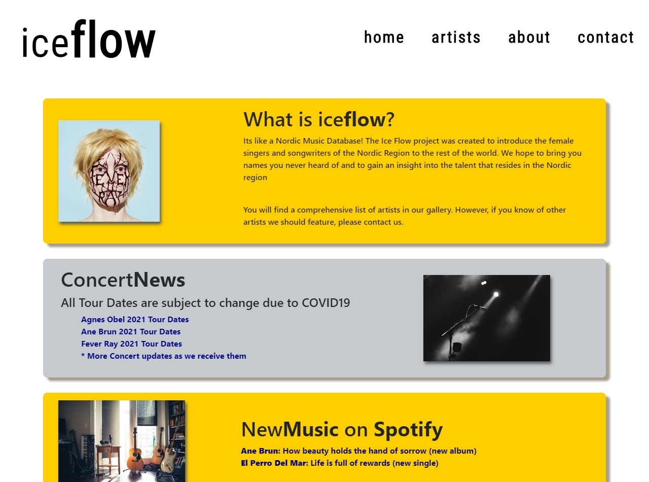 GitHub - BXS-Archipelago/MS1-ICEFLOW: A Music Database of Nordic Artists