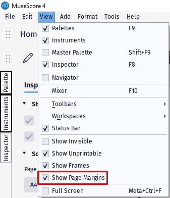 [MU4 Issue] Inspector panel doesnt reflects on changes from View panel · Issue #7656 · musescore ...