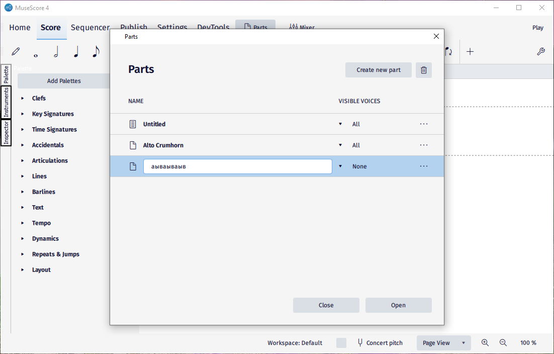 [MU4 Issue] Press Enter or click otside the renaming part does not apply name at Parts dialog ...