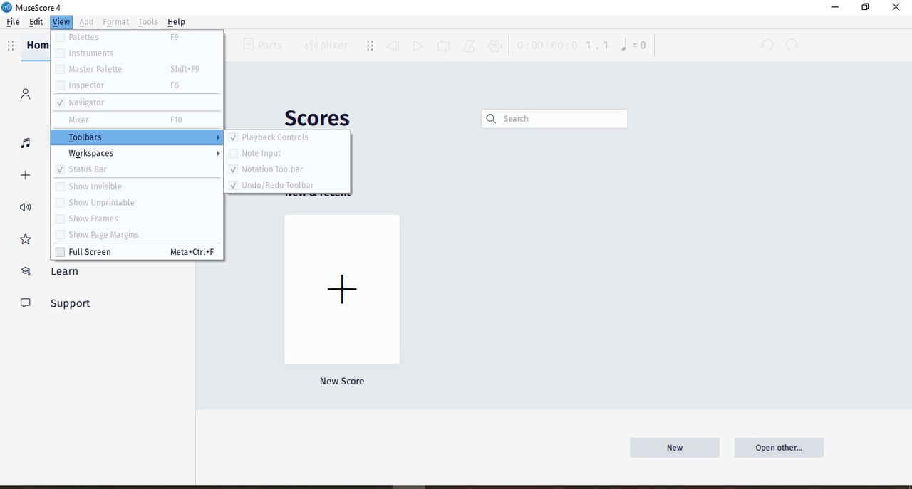 [MU4 Issue] Toolbars section should be blocked if all it`s options blocked · Issue #7684 ...