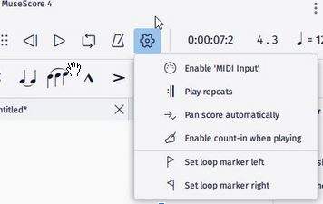 [MU4 Task] [Accessibility] Play panel "options" popup · Issue #8373 · musescore/MuseScore · GitHub