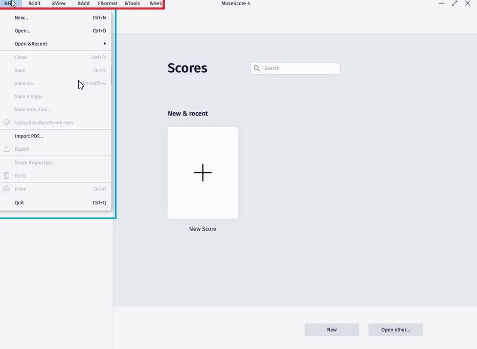 [MU4 Task] [Accessibility] Top-menu · Issue #8370 · musescore/MuseScore · GitHub