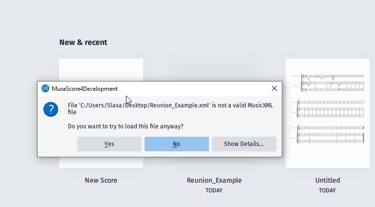 [MU4 Issue] Cannot import non-native file formats (MusicXML, MIDI, etc.) · Issue #7686 ...