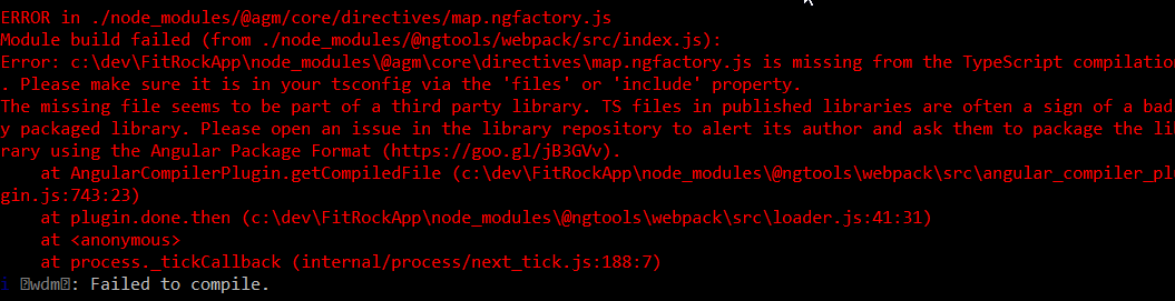 Failing production build with angular cli 7.x.y · Issue #1515 · sebholstein/angular-google-maps ...