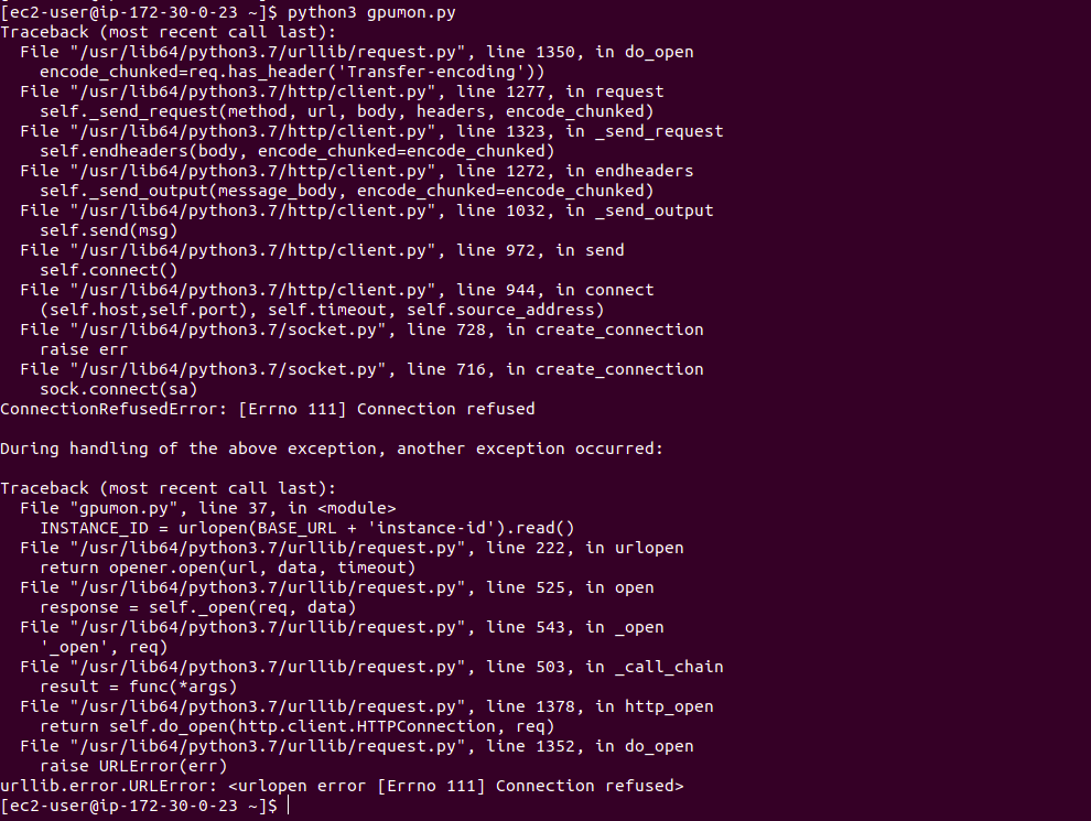 No matrices are loading · Issue #25 · awsdocs/aws-deep-learning-amis · GitHub