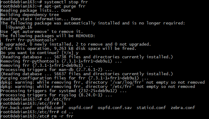 frr routing daemon and vtysh problem · Issue #7142 · FRRouting/frr · GitHub