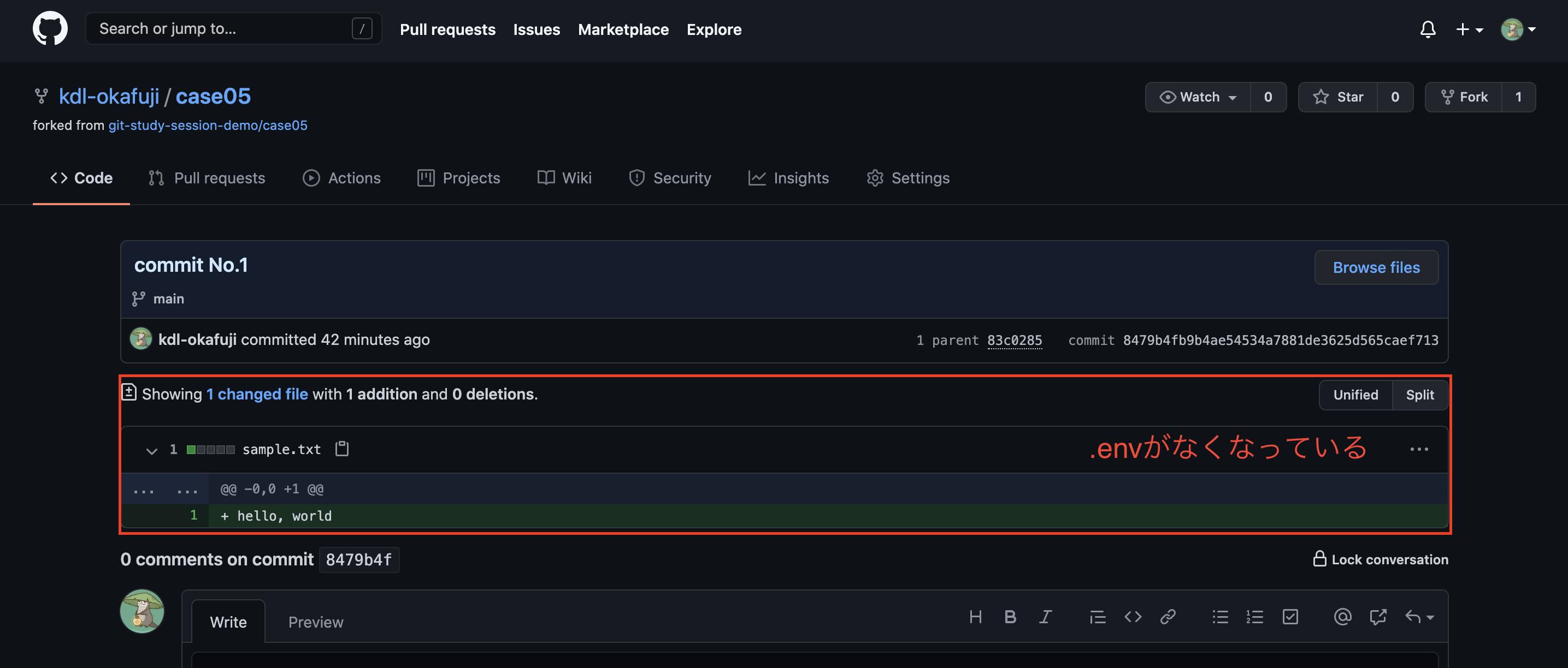 GitHub - git-study-session-demo/case05