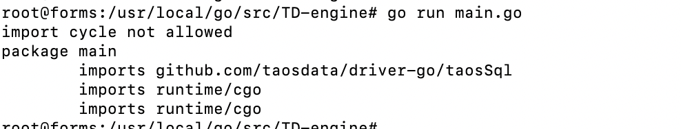 包引用循环 · Issue #3625 · taosdata/TDengine · GitHub