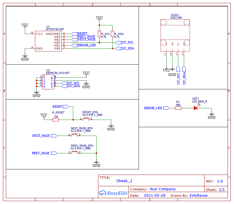GitHub - Entritarus/attiny85CheatSheet: Program for ATTiny85 cheat sheet