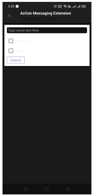 Adaptive Toggle Input Not Showing Correctly In Teams Dark Mode Android 