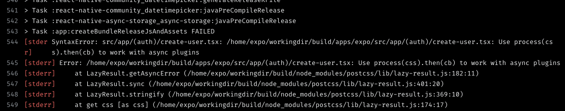 bug: Use process(css).then(cb) to work with async plugins · Issue #436 · t3-oss/create-t3-turbo ...