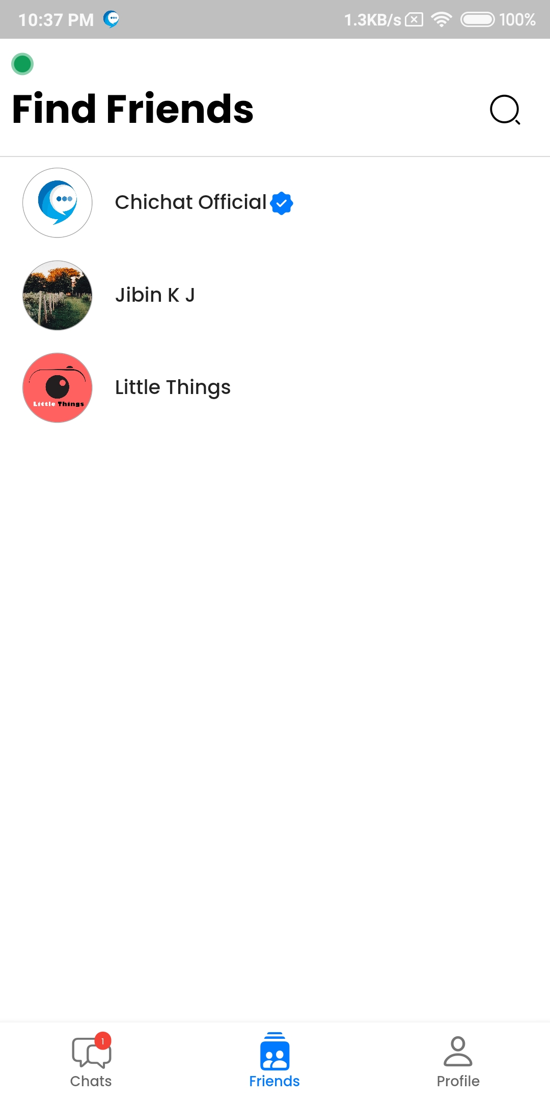 GitHub - jibinkj-07/chitchat: A real time chat application with firebase as backend