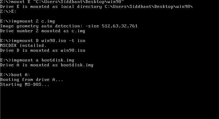 Win 98 on Dosbox · Issue #2619 · joncampbell123/dosbox-x · GitHub