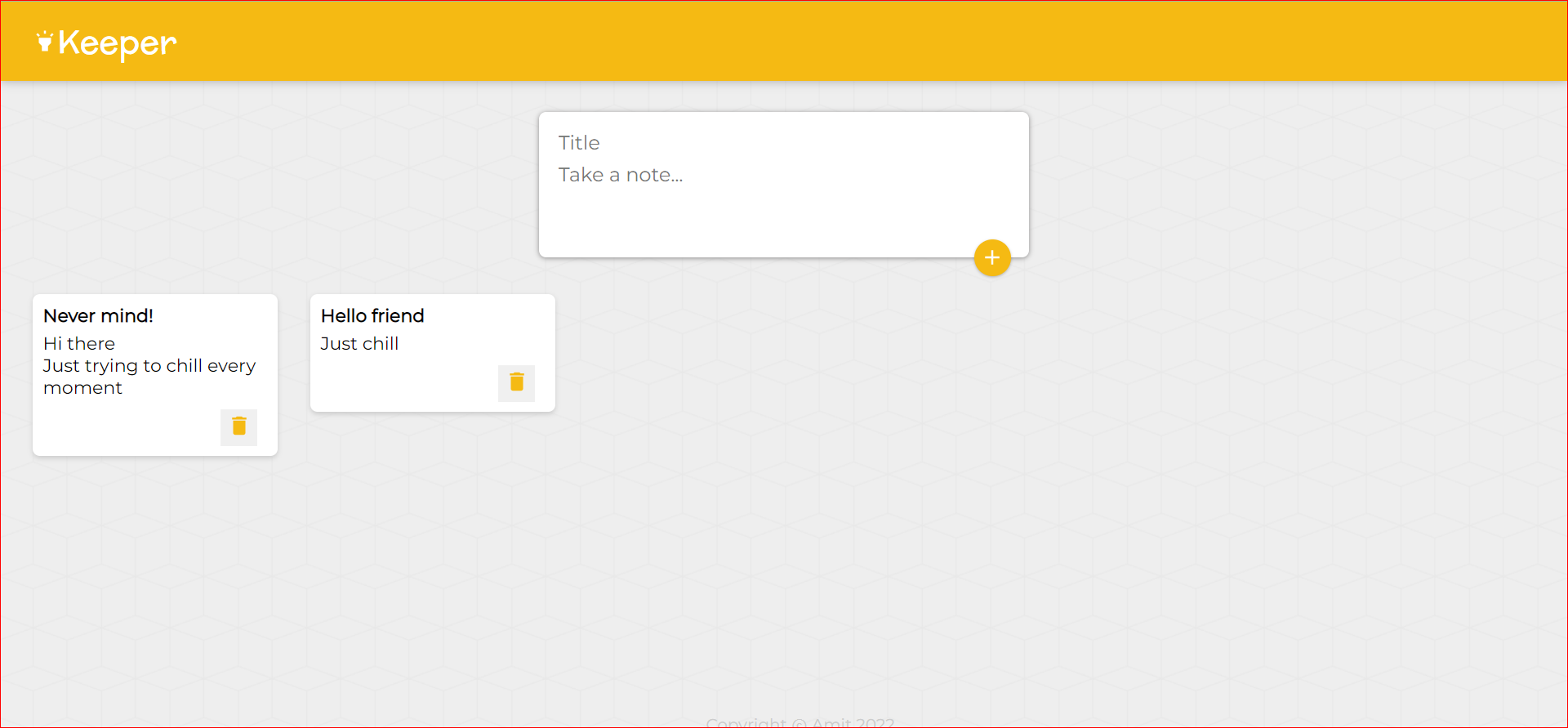 GitHub - ak4302392/Keeper-App: A React app to add your notes