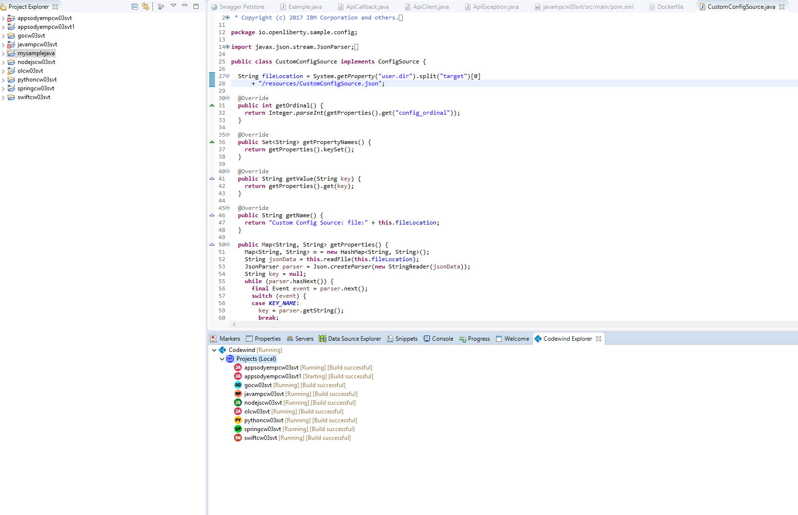 Svt Appsody Microprofile Project Status Says Build Successful Even Though It Is Building
