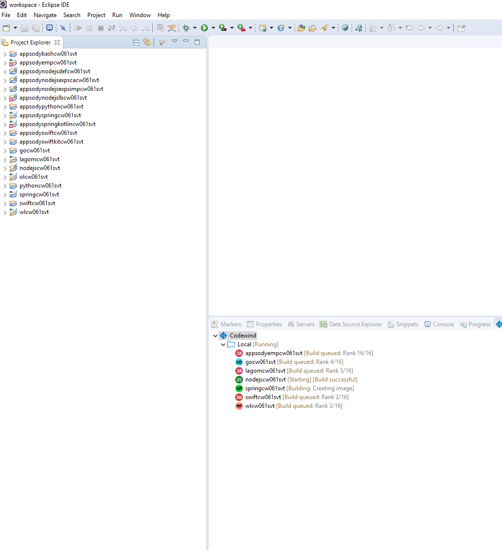 SVT:Project list gone from the tree after moving from 0.6.1 to latest ...