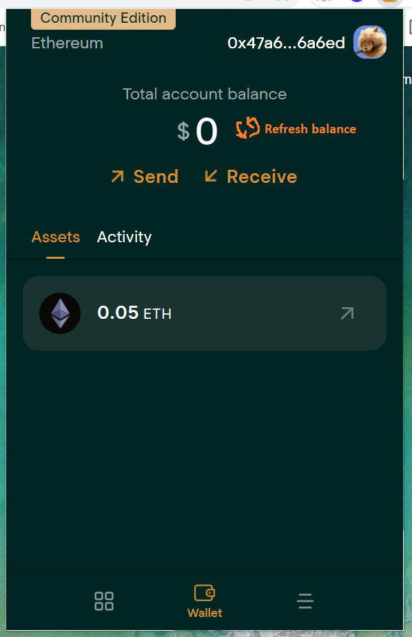 Wallet $ Balance not updated · Issue #825 · tahowallet/extension · GitHub
