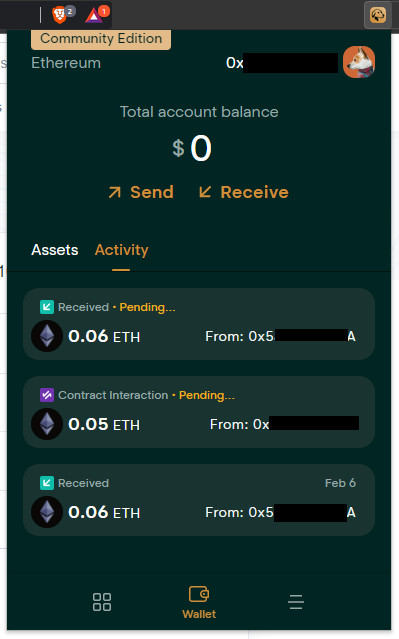 Transaction status and duplicate transactions · Issue #953 · tahowallet/extension · GitHub