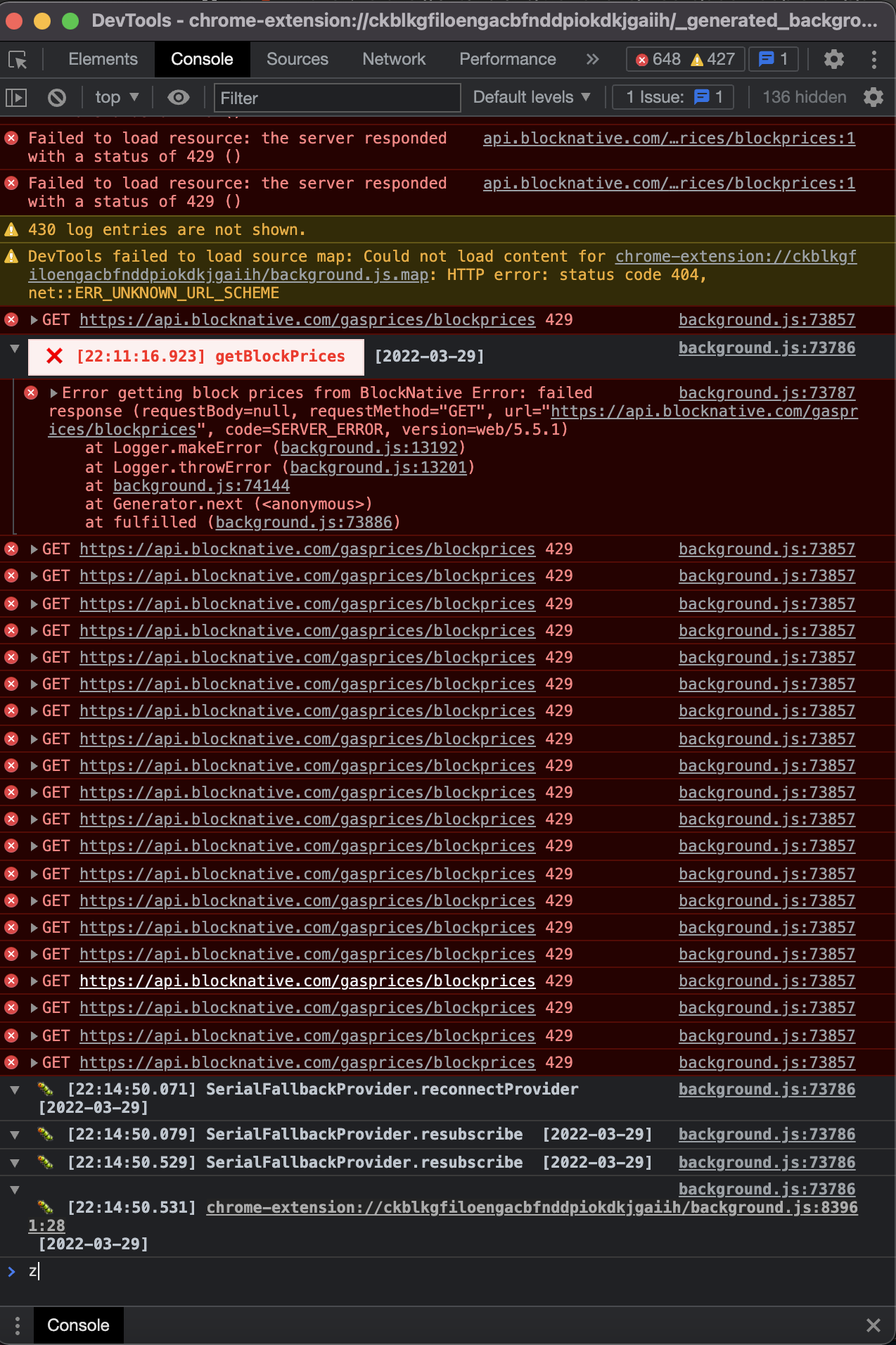 ERC20 Balance update bugs 0.12.3 · Issue #1274 · tahowallet/extension · GitHub