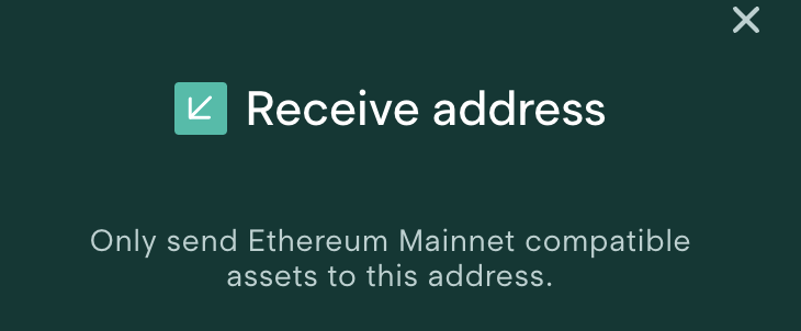 Update network name on the 'QR code receive' screen to selected network · Issue #1821 ...