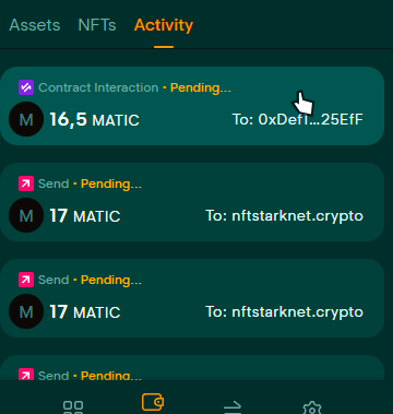 Can not set-up transactions on Polygon · Issue #2106 · tahowallet/extension · GitHub