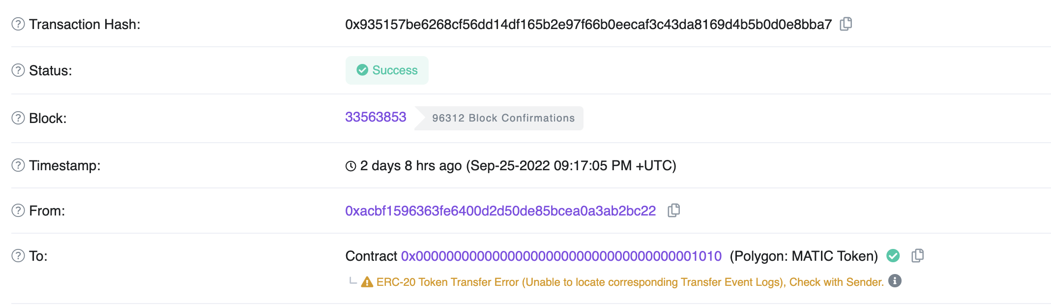 Can't send MATIC on Polygon · Issue #2320 · tahowallet/extension · GitHub