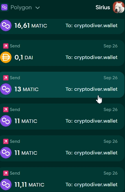 Can't send MATIC on Polygon · Issue #2320 · tahowallet/extension · GitHub