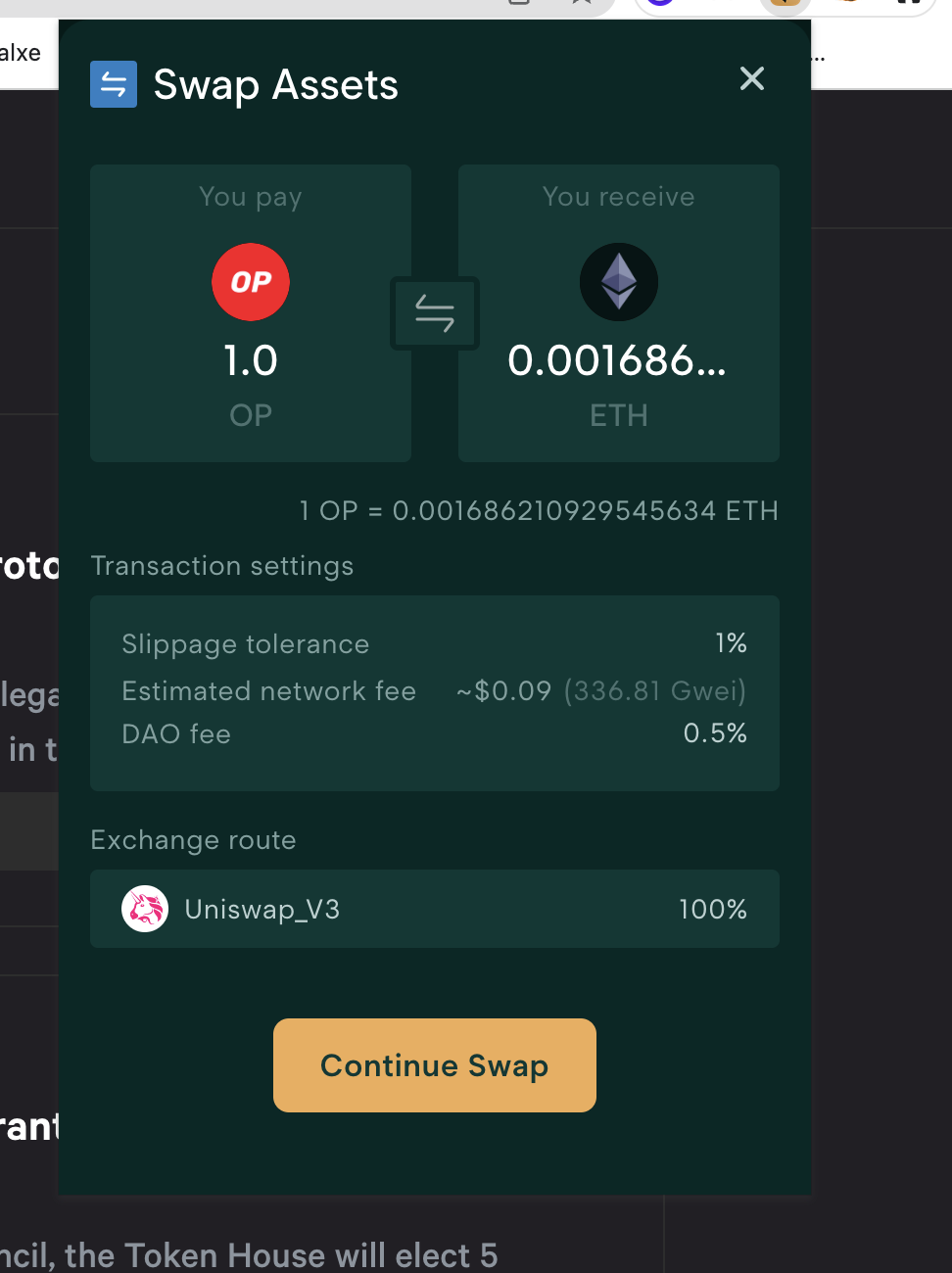 High Gas - tx fee for in-wallet swap · Issue #2330 · tahowallet/extension · GitHub
