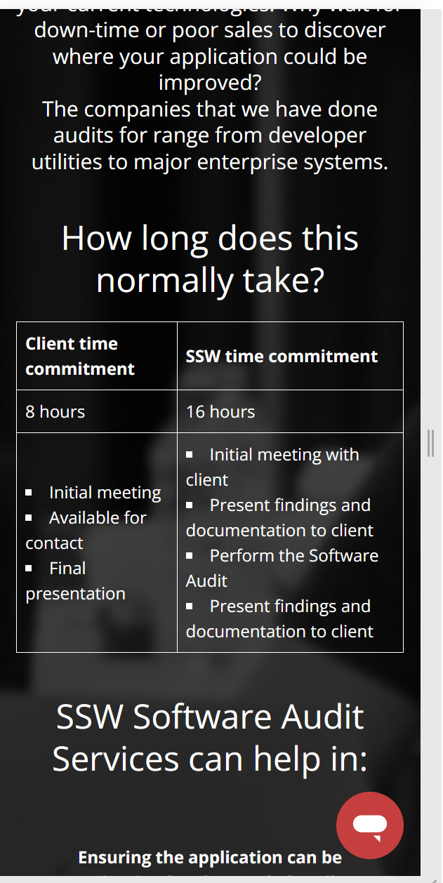 Custom table layout by amankumarrr · Pull Request #346 · SSWConsulting/SSW.Website-v3 · GitHub