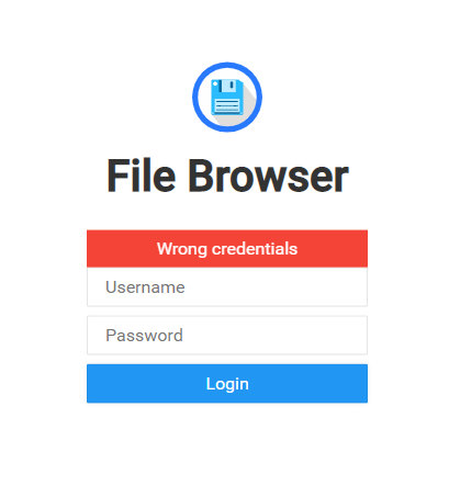 Wrong Credentials (but they are correct) · Issue #1142 · filebrowser/filebrowser · GitHub