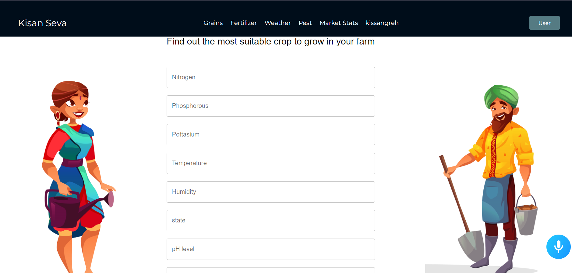GitHub - rajraii/Kisan: • Interactive Website that provides features ...