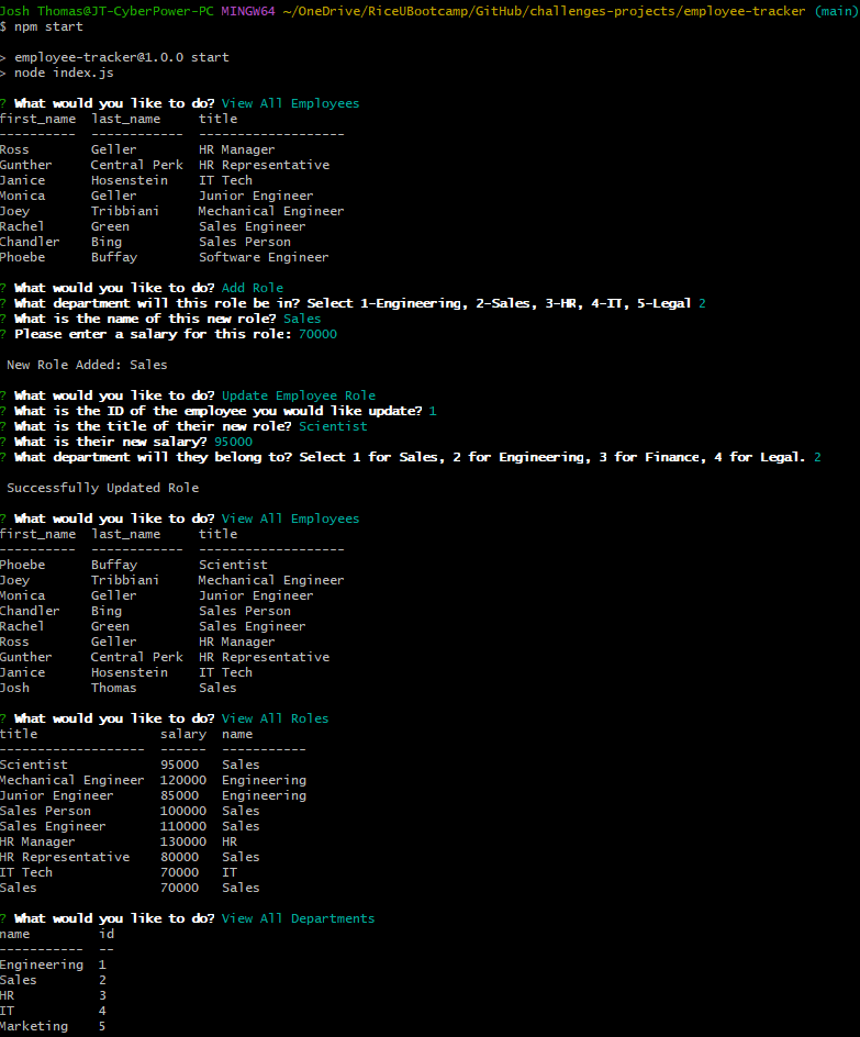 GitHub - Josh236061/employee-tracker: Rice Bootcamp Challenge ...