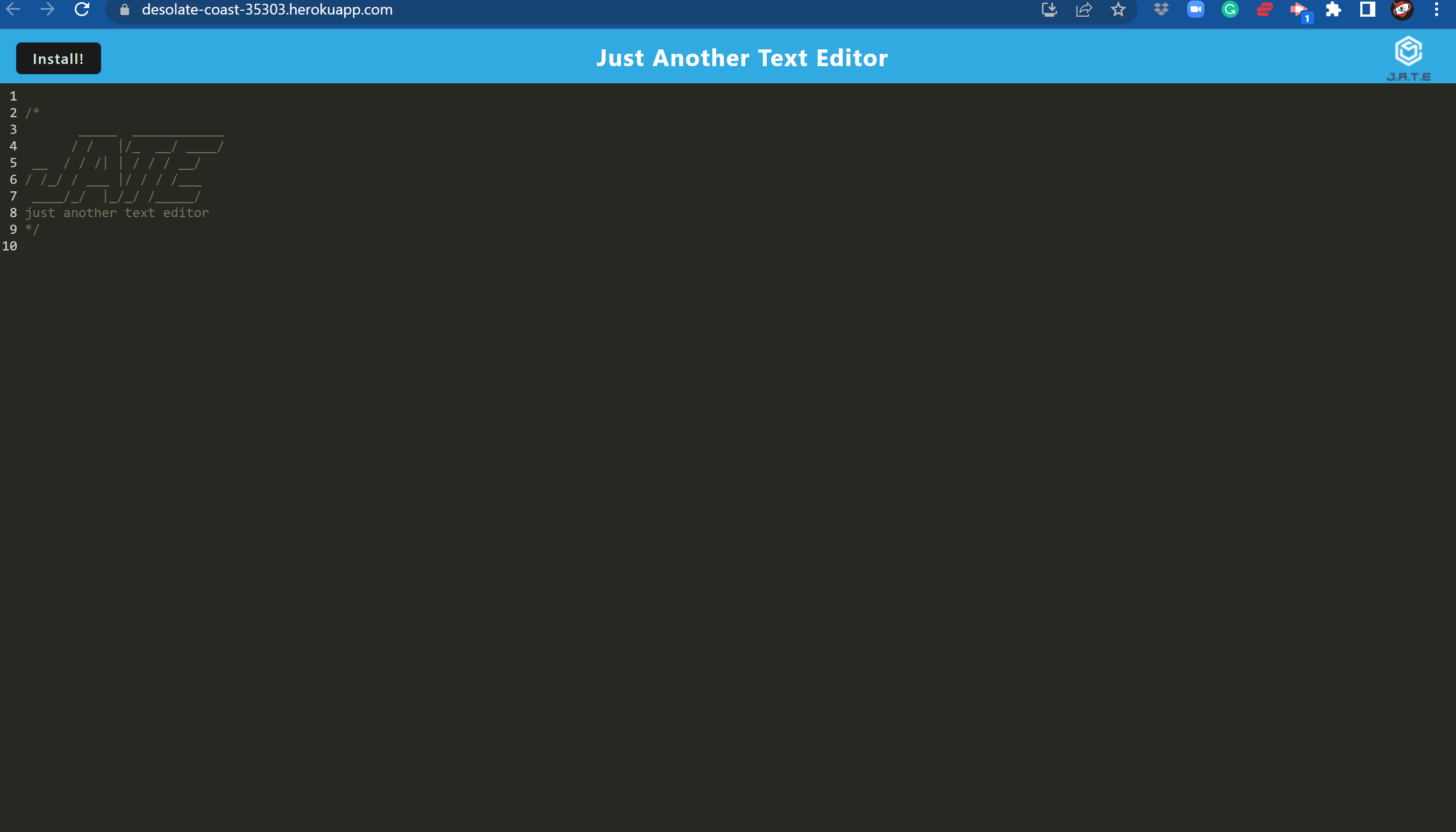 GitHub - Josh236061/text-editor-pwa: Rice Bootcamp Challenge Assignment 19: Text Editor PWA