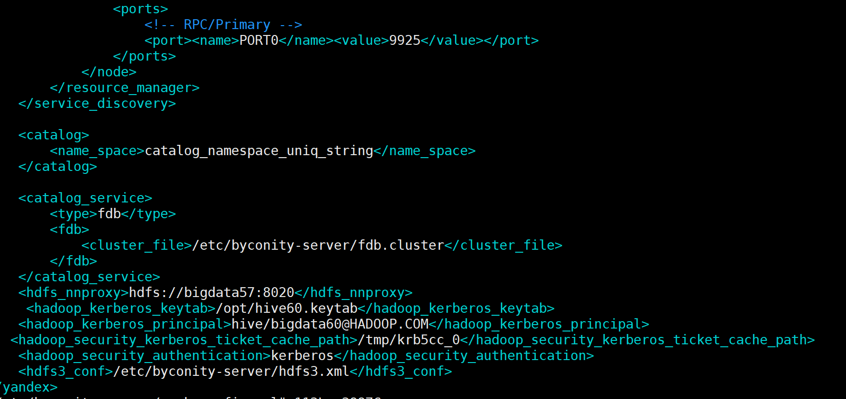 配置了kerberos之后不生效 · Issue #346 · ByConity/ByConity · GitHub