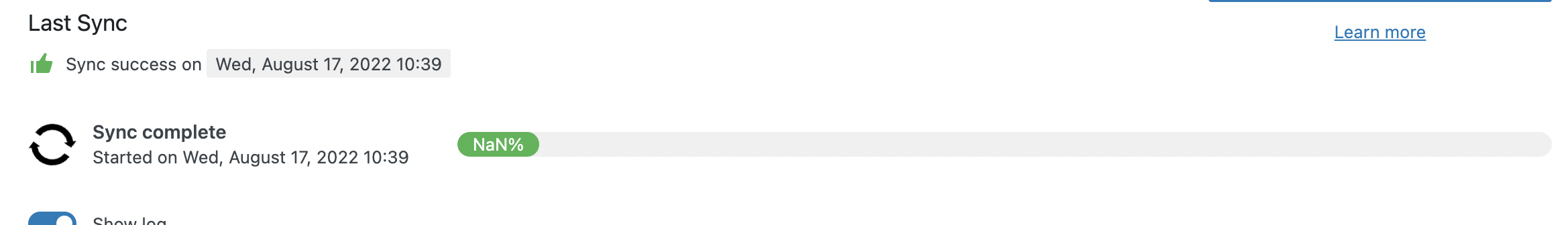 Bug Progress Bar Shows Nan Instead Of Number When The Number Of Posts Are 0 · Issue 2952 4712