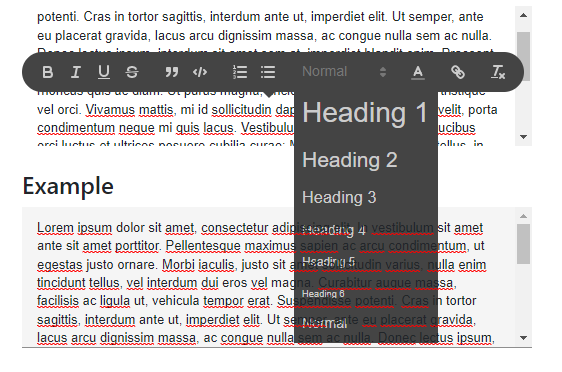 Bubble theme having issues with the toolbar when the options displayed overlaps another editor ...