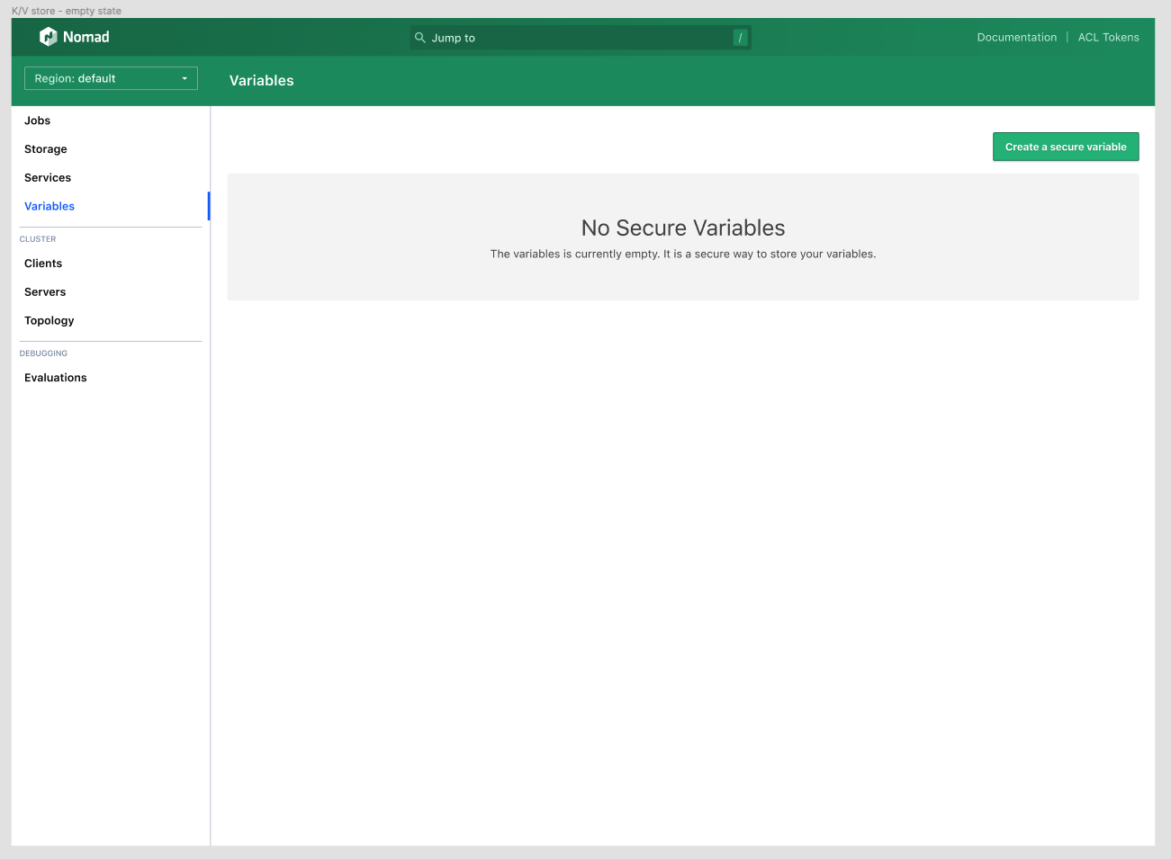 UI: /variables route · Issue #12858 · hashicorp/nomad · GitHub