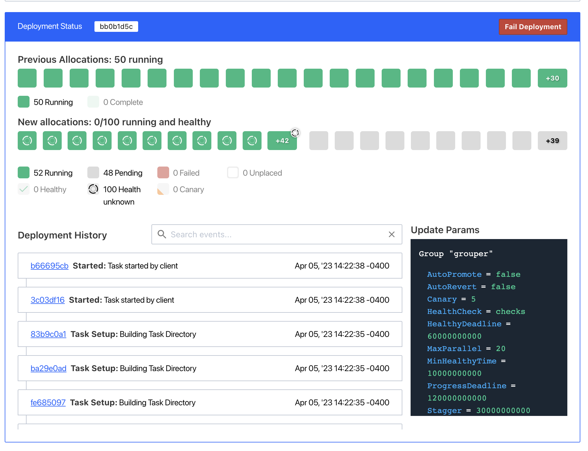 [ui, deployments] link blocks / legends to their allocation / allocations index with filter ...