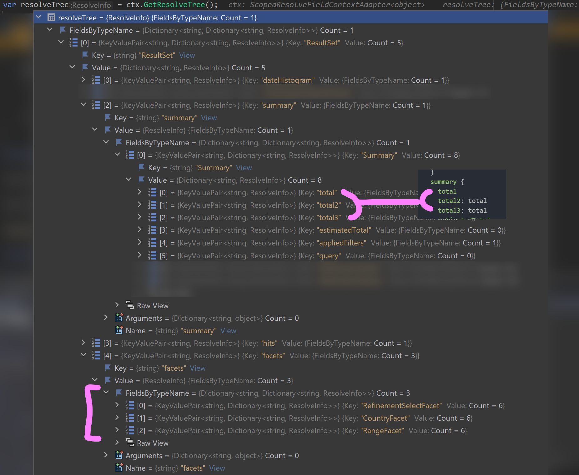 How to peek into argument values of subfields in parent resolver · Issue #3549 · graphql-dotnet ...