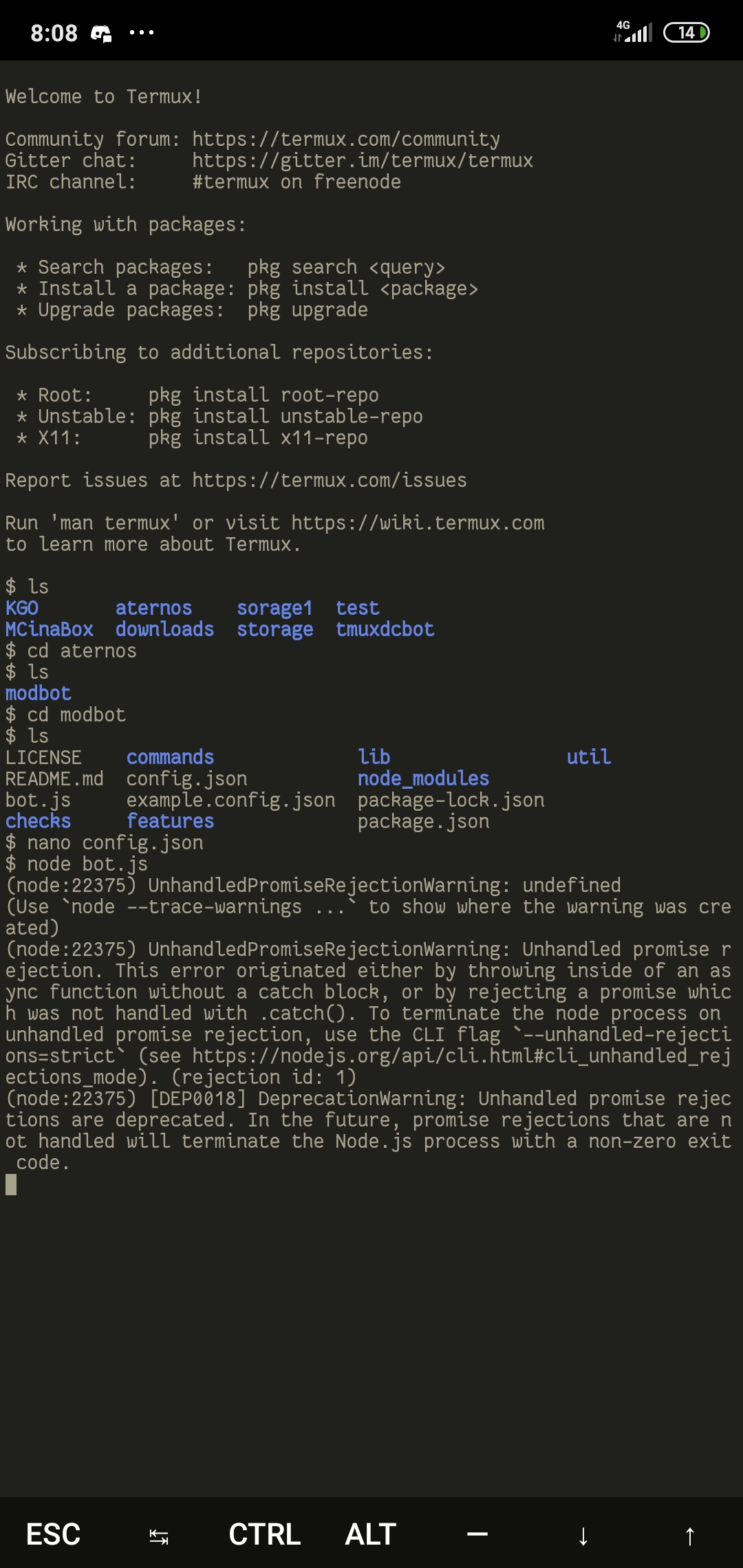 aternos bot not active · Issue #112 · aternosorg/modbot · GitHub