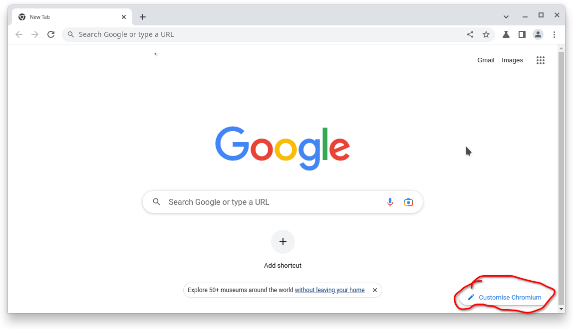 Add Customize Button to Allow Changing of Themes and Backgrounds on ...