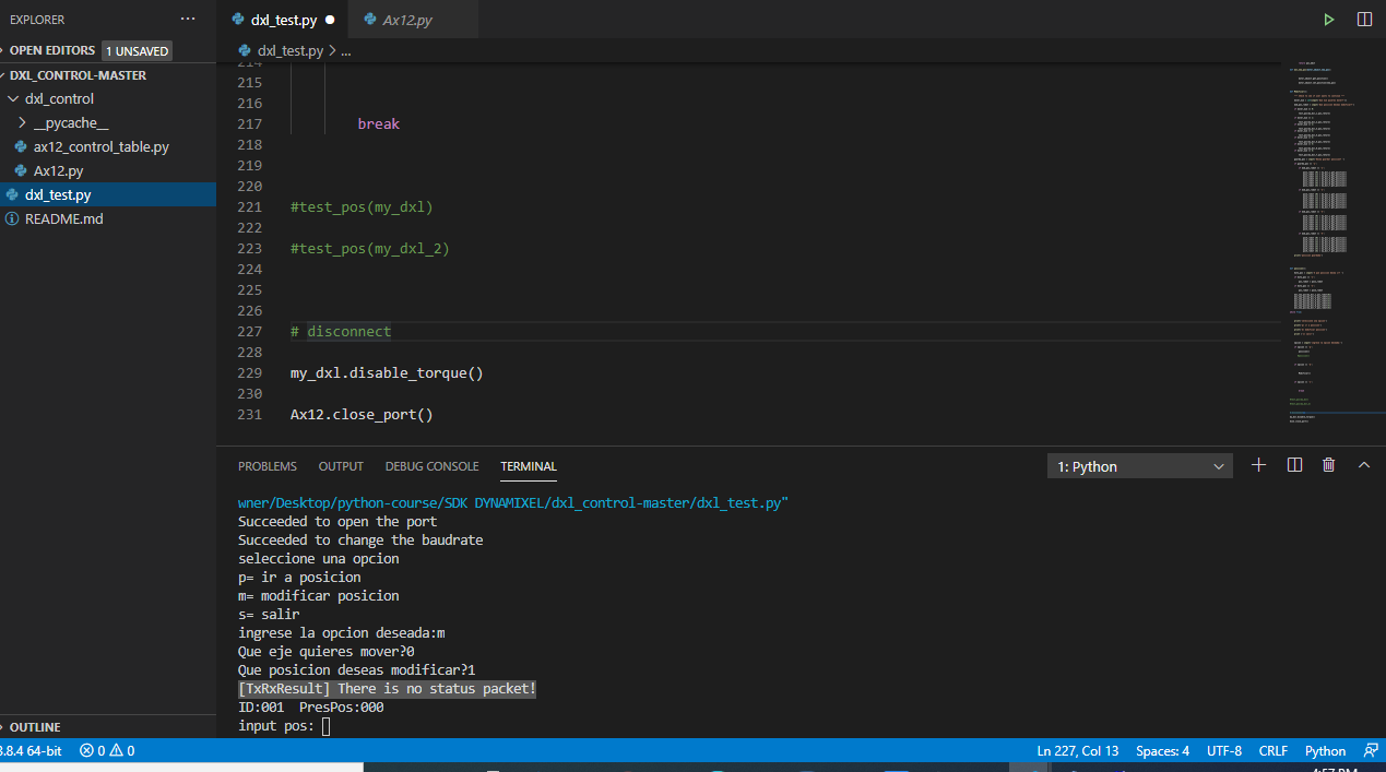 Txrxresult There Is No Status Packet Mx 64 Dynamixel Servomotor · Issue 444 · Robotis Git 