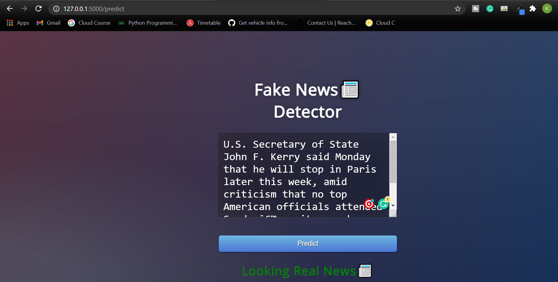 GitHub - Keerthic4/Fake-News-Detection