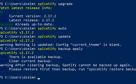 Spicetify doesn't apply · Issue #2299 · spicetify/cli · GitHub