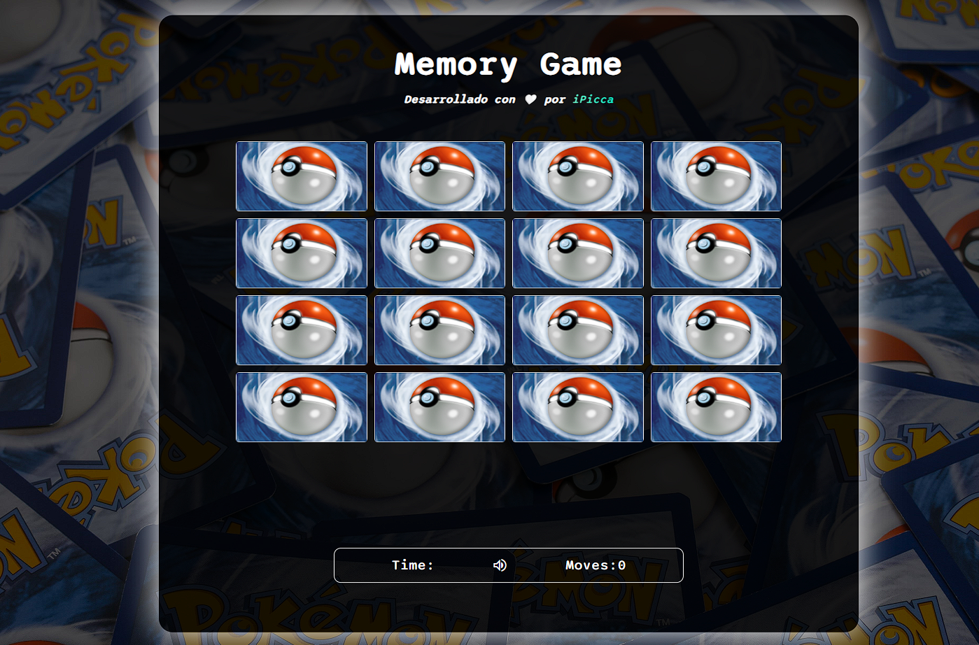 GitHub - ipicca/memoryGame