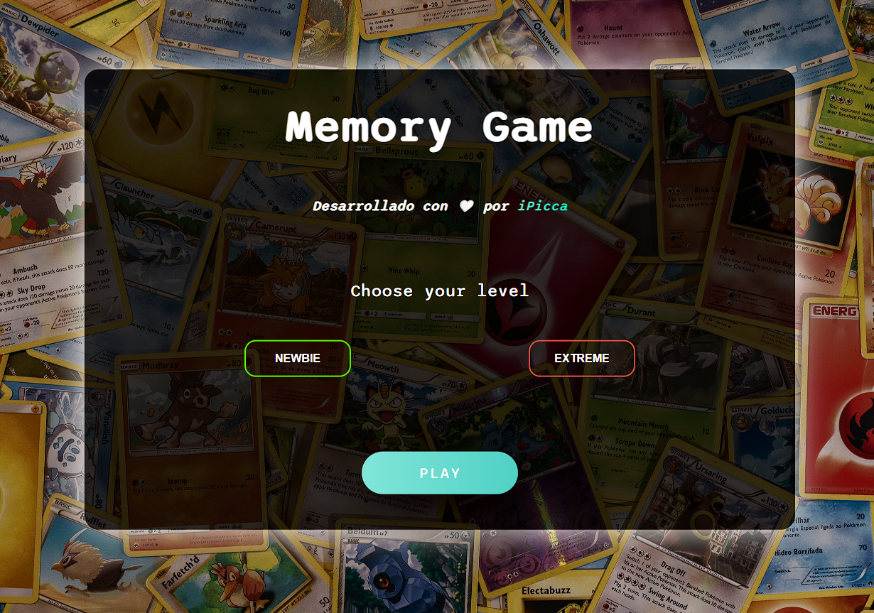 GitHub - ipicca/memoryGame