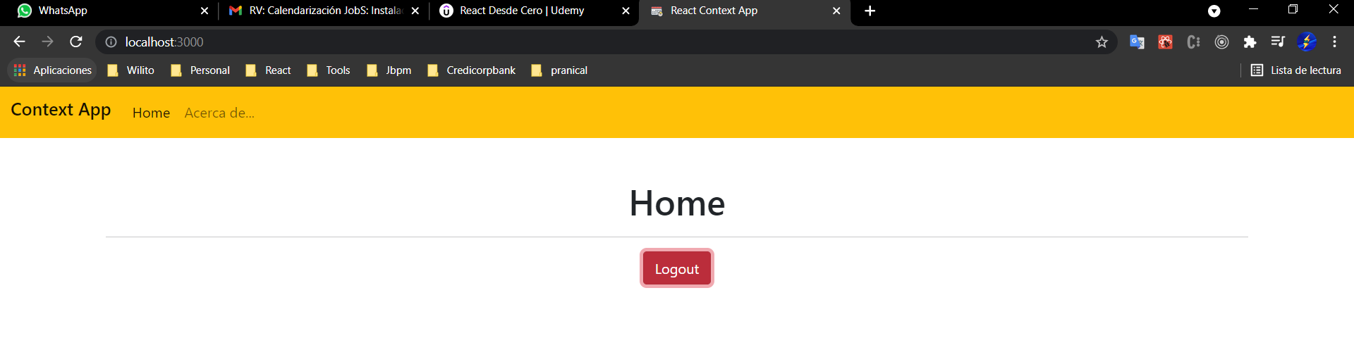 GitHub - wlopera/07-context-router: Context-React App