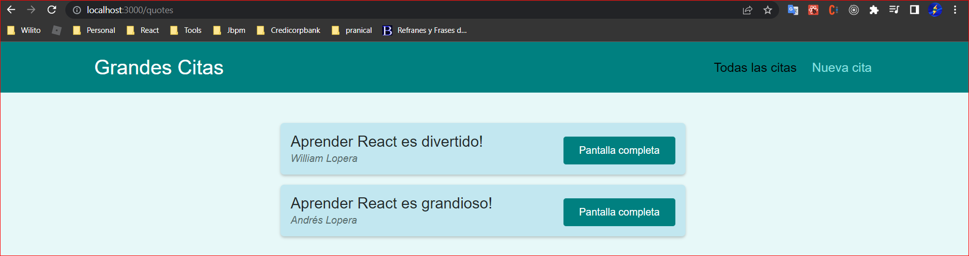 GitHub - wlopera/React-Route-Example: Ejercicio de Rote con React ...