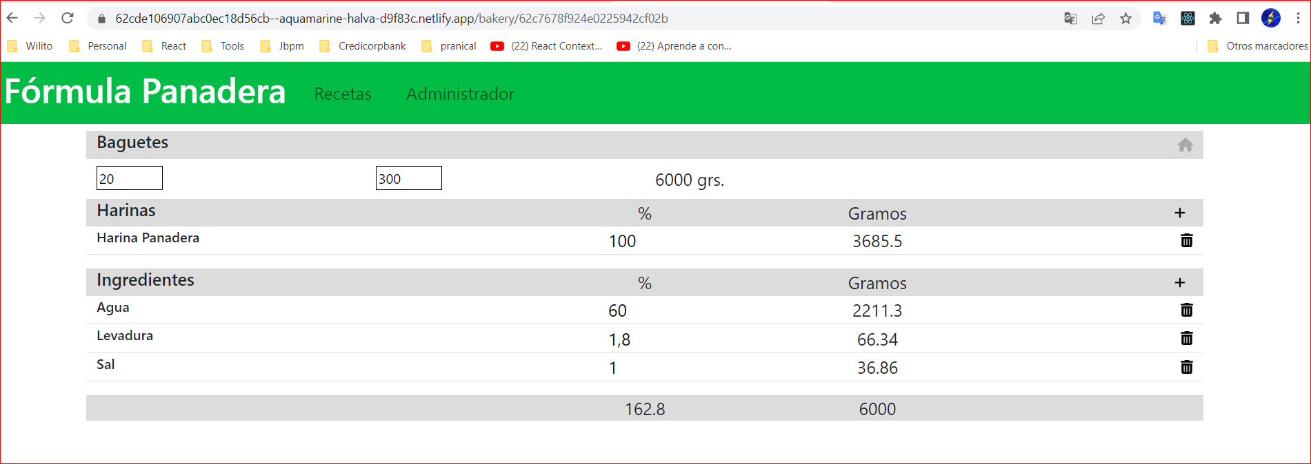 GitHub - wlopera/react_bakery_pwa_app: React Fórmula Panadera -PWA - Bootstrap